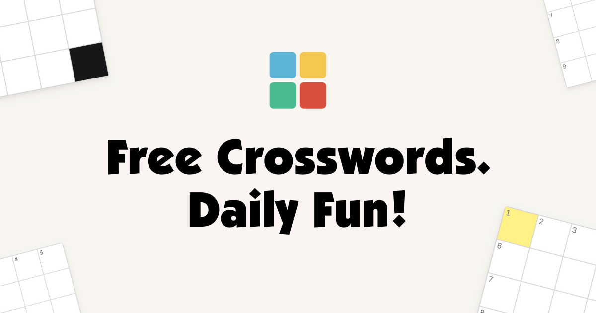 Medium Crossword Puzzles | Free Intermediate Difficulty | Free Crossword